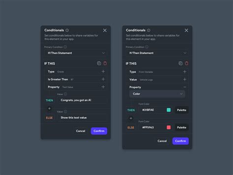 conditional logic in flutterflow wip by andrew daniels on dribbble