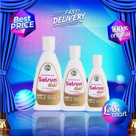 Jual Selsun Gold Dandruff Shampoo With Double Conditioner 60ml 120ml