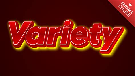 Variety Text Effect Generator