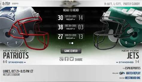 Resultado New York Jets Vs New England Patriots Vídeo Resumen Ver