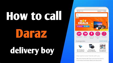 How To Contact Daraz Delivery Man Youtube