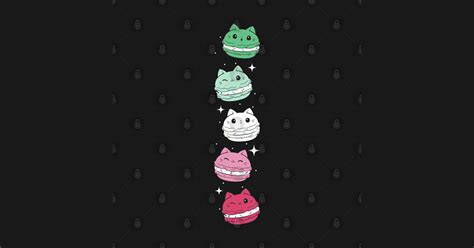 Subtle Abrosexual Pride Flag Cute Cat Kawaii Macaron Abrosexual Pride