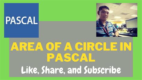 Area Of A Circle In Pascal Free Computer Programming Source Codes To All