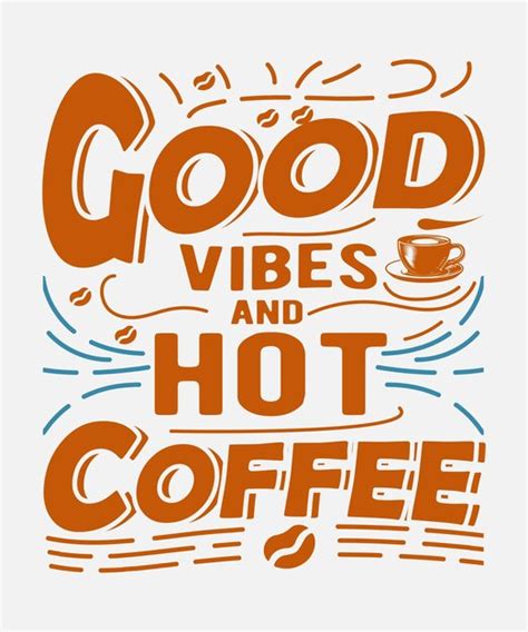 Premium Vector Coffee Typography Tshirt Design