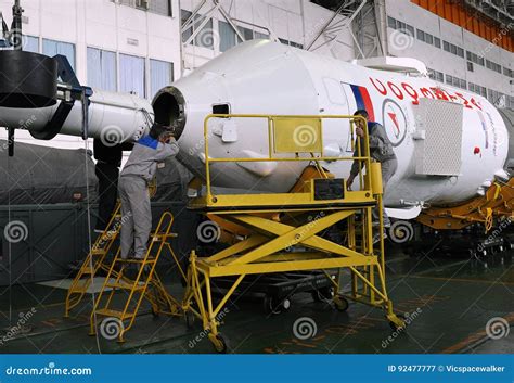 Soyuz Spacecraft Integration In Baikonur Editorial Photography Image