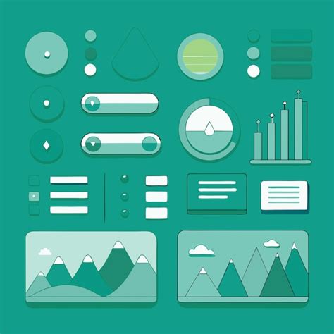 Premium Vector Simple Web Ui Elements Kit Graphic