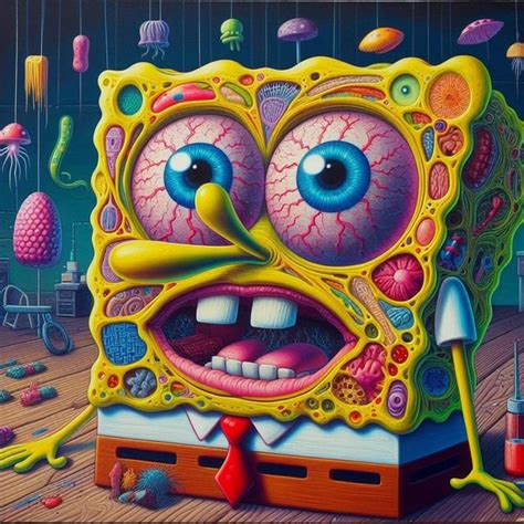 Spongebobs Anatomical Diagram R Aifreakout