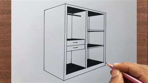 How To Draw A Cabinet In 2 Point Perspective In 2025 Architecture