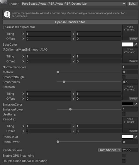Official Avatar Shader