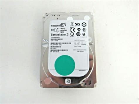 Seagate ST91000640SS Constellation.2 9RZ268-001 1TB SAS 7.2K 2.5" 6Gbps ...
