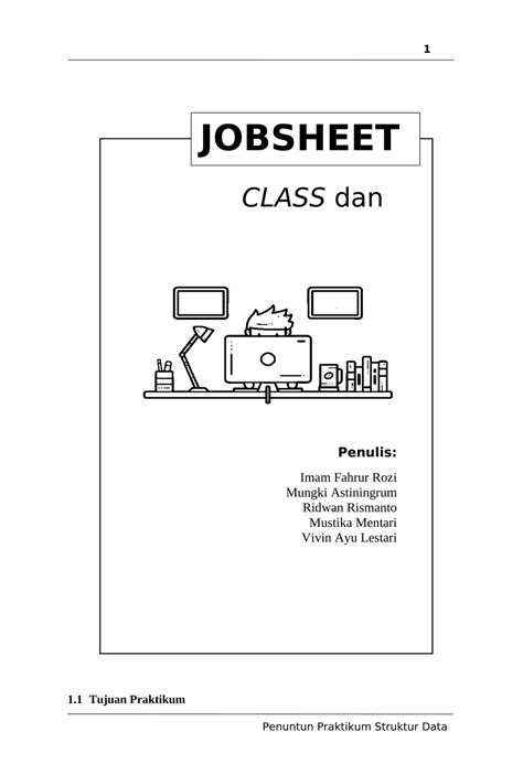 Pdf Penuntun Praktikum Struktur Data