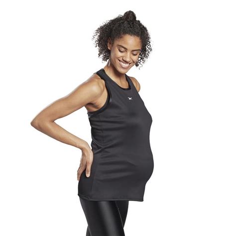 Buy Reebok Womens Studio Maternity Restorative Tank Top Black