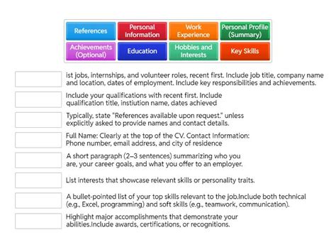 Cv Headings Match Up