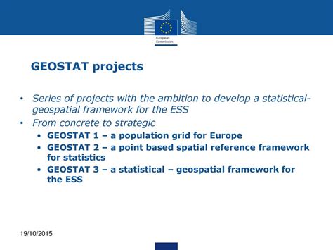 Progress Report On Geospatial Information Management Within The Ess