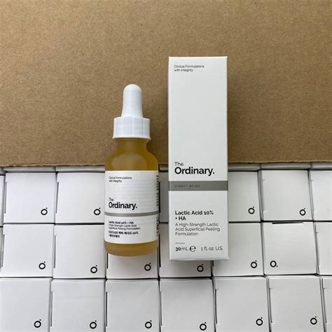 The Ordinary Lactic Acid 10% + HA активная пилинг-сыворотка с молочной ...