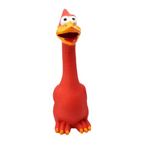 Nghnuifg Dogs Puppy Squeak Toys Screaming Rubber Chicken Toy For Dogs