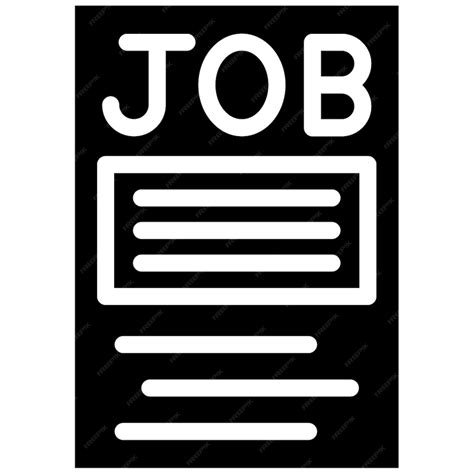 Premium Vector Job Vector Illustration