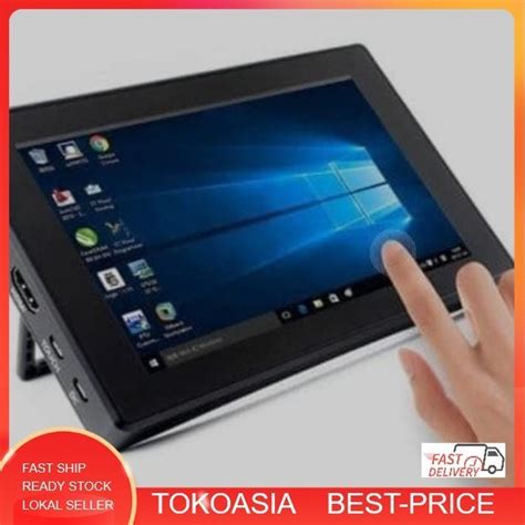 Jual 7 Inch Raspberry IPS LCD Capacitive Touchscreen W Frame Waveshare