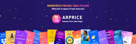 Amazing WordPress Pricing Table Plugin For Creating Pricing Table LTHEME