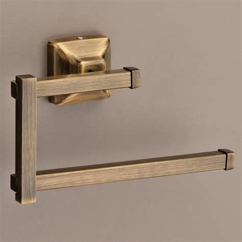 Plantex Stainless Steel Grade Squaro Napkin Ring Towel Ring Napkin Holder Towel Hanger