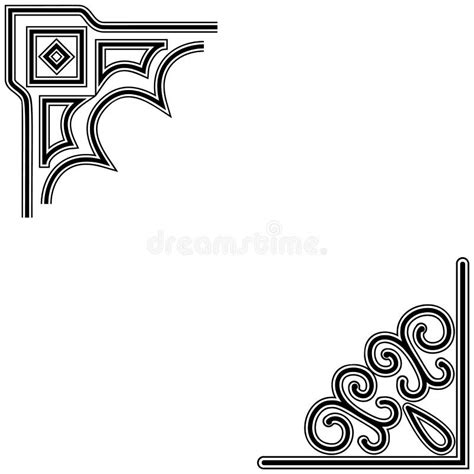 Geometric Angular Pattern Vector Stock Vector Illustration Of Drawing