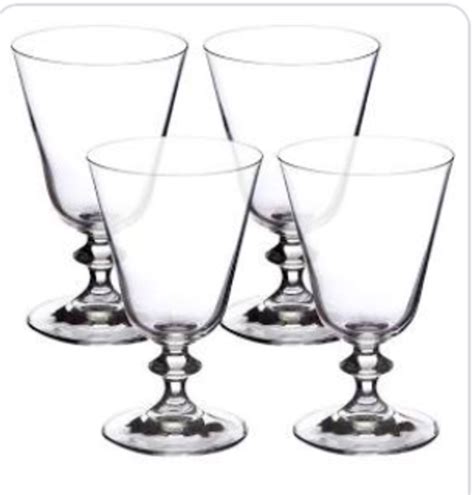 Bella White Wine Glass Czech Bohemian Crystal Gild And Co
