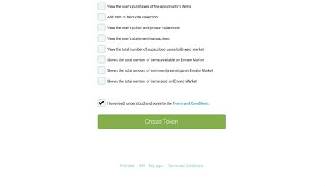 Create Your Envato Api Token Bellevue Theme Knowledge Base
