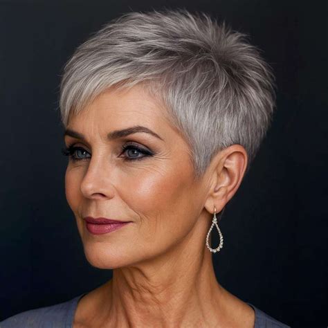 Timeless Silver Pixie Cuts For Elegant Modern Women Likeeed