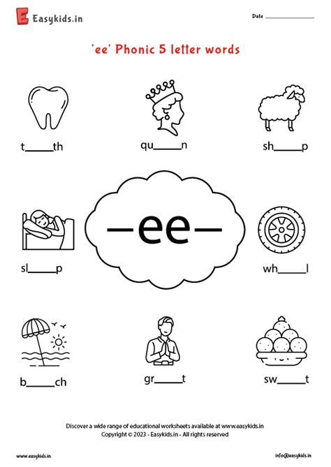 Ee And Ea Worksheets Artofit