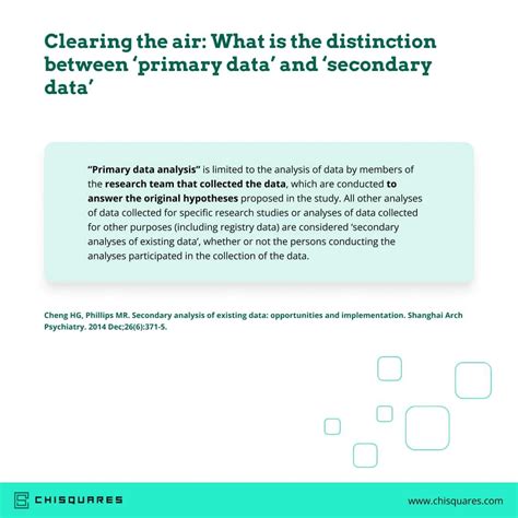 Chisquares Data Analysis Primary Vs Secondary Data Chisquares