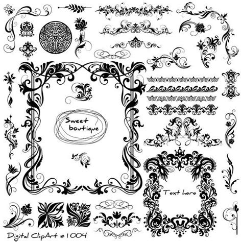 Wedding Digital Frames Borders Clip Art Digital Clip Art Frame