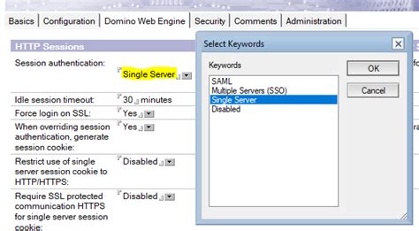 domino web server access denied exception windows diary