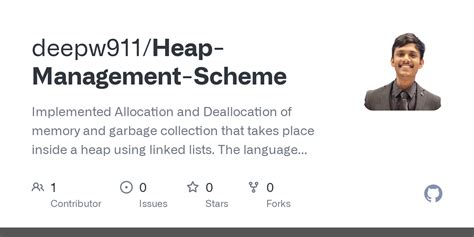 GitHub Deepw Heap Management Scheme Implemented Allocation And Deallocation Of Memory And