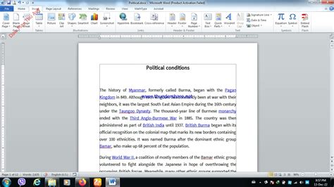 Microsoft Word မှာ ဖိုင်နာမည်တွေ ဖိုင်သိမ်းတဲ့ လမ်းကြောင်းတွေကို အော်တိုထည့်ထားကြမယ်💪💪💪 ဒါမှ စာရ