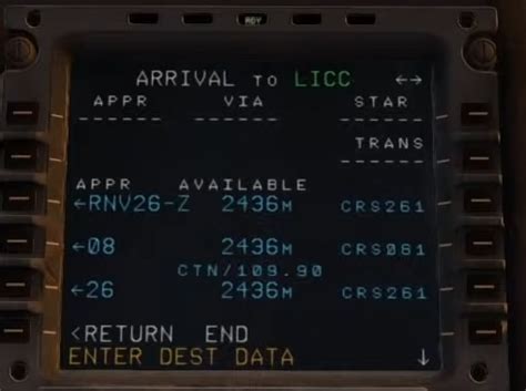 MCDU Enter Runway Only On Arrival Page Issue 6853 Flybywiresim