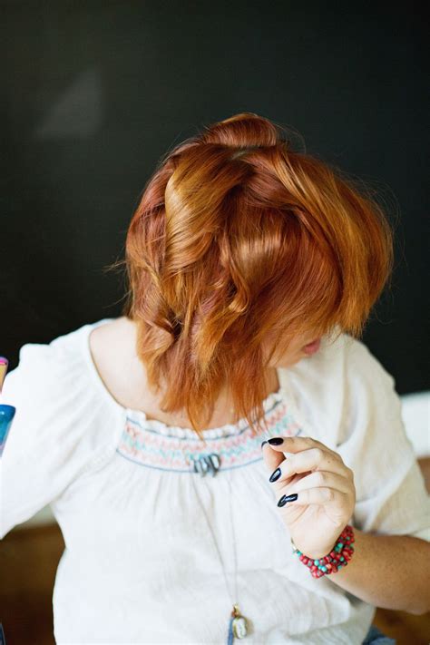 How To Create Beachy Waves With A Flat Iron A Beautiful Mess