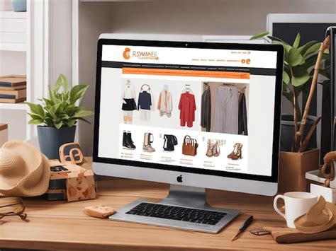 Premium Ai Image Modern Clean Workspace Mockup With Fashion Celebrity