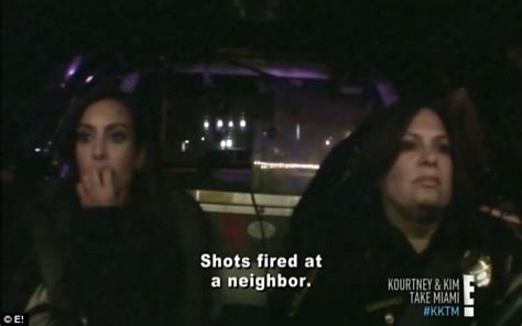 Kim Kardashian Goes On Ridealong With North Miami Pd Daily Mail Online