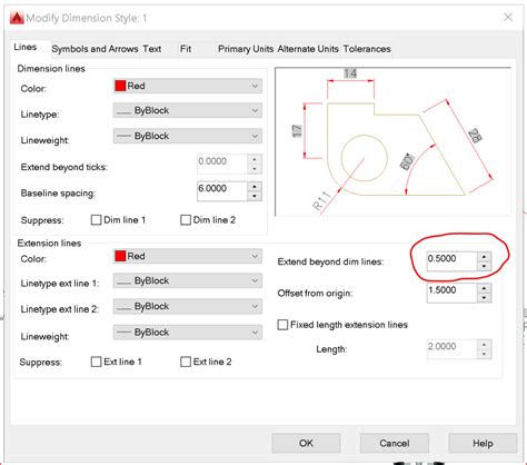 Looking For Help With A Setting In Dimensions Autocad 2d Drafting