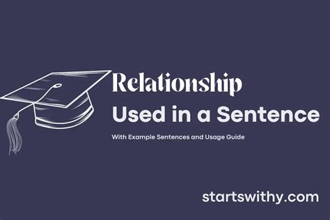Relationship In A Sentence Examples 21 Ways To Use Relationship