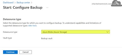 Enable Vaulted Backup For Azure Blob Storage Comprehensive Guide
