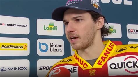 National League Ehc Biel Spieler Yannick Rathgeb Zur Pleite Gegen Ev Zug