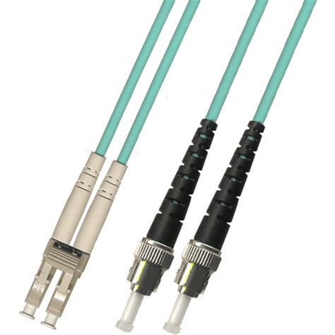 6m Lc St Duplex Multimode Fiber Optic Cable 50125 10 Gigabit Plenum