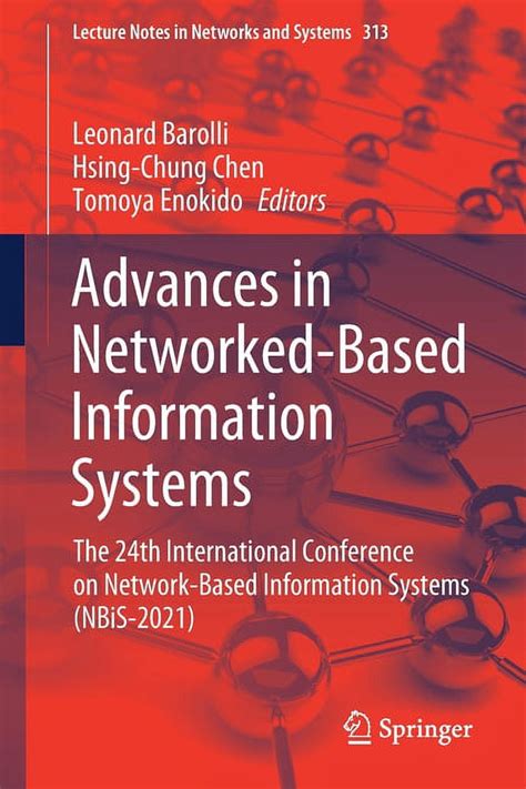 Lecture Notes In Networks And Systems Advances In Networked Based