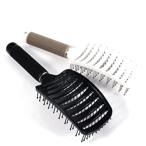 New Anti Static Curved Vent Brushflex Vented Detangling Styling Hair