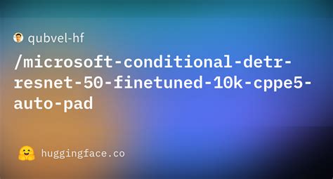 Qubvel Hf Microsoft Conditional Detr Resnet Finetuned K Cppe Auto