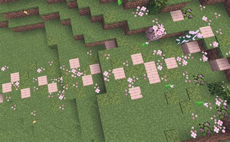 Minecraft Fairy Pathway Design Idea