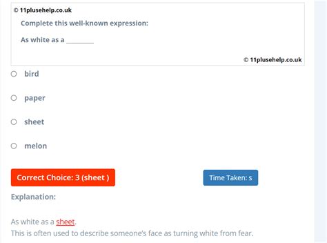 11 Plus English Similes Best 11 Plus Online Practice Exams 11 Free