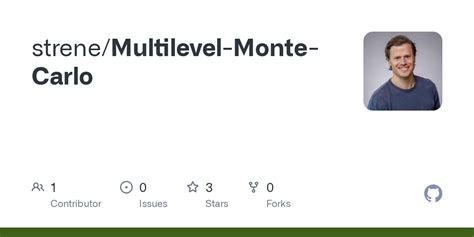 Github Strene Multilevel Monte Carlo