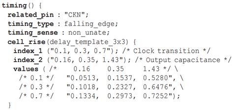 Sequential Cells Timing Models